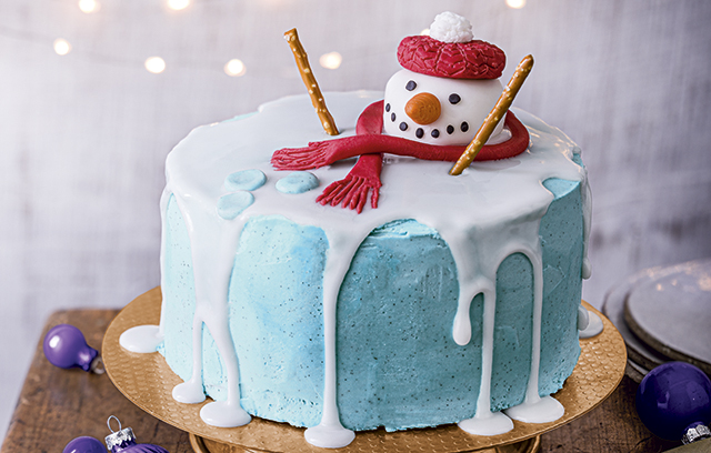 Melting Snowman Cake Topping Recipe | Ocado