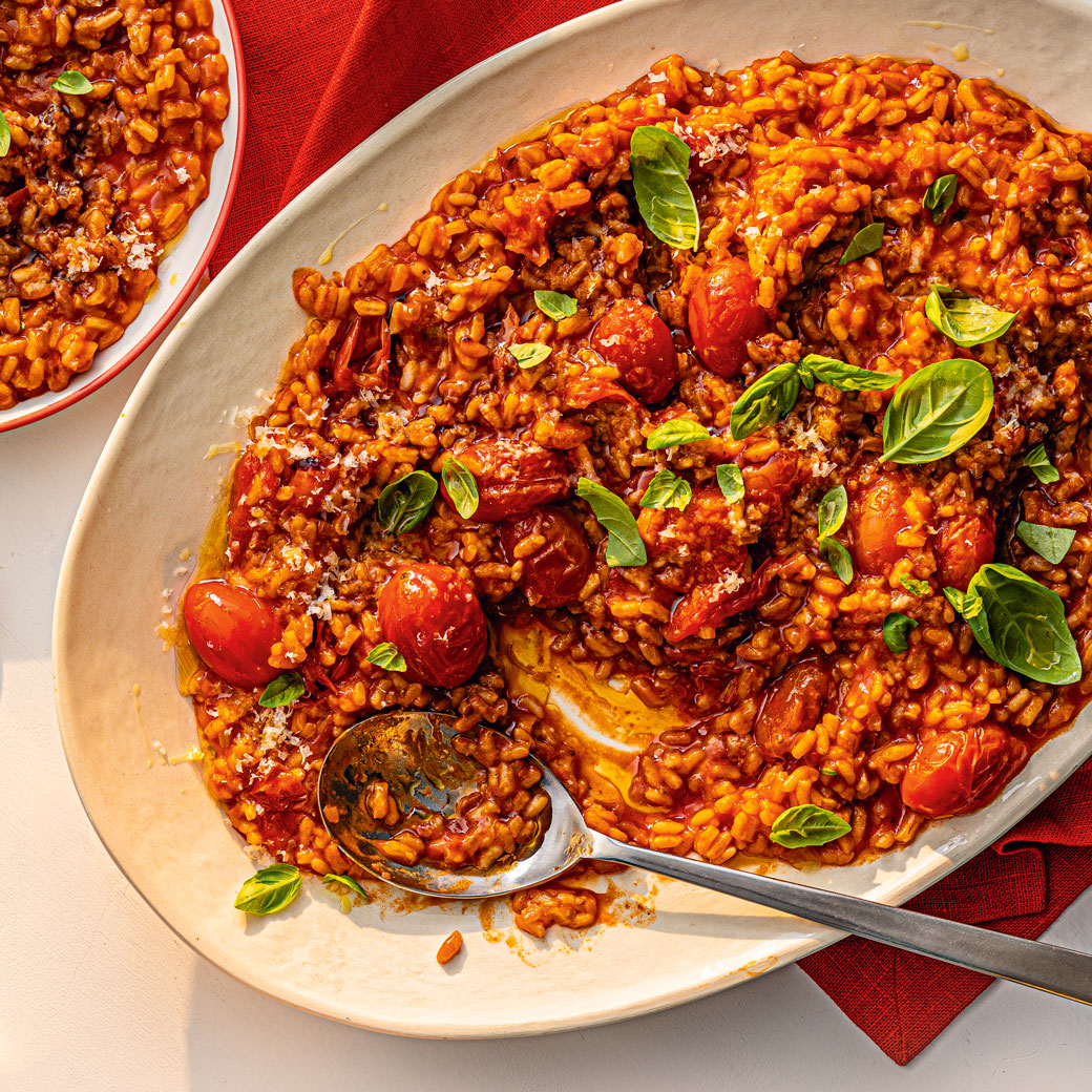 Tangy Tomato Risotto Recipe | Ocado