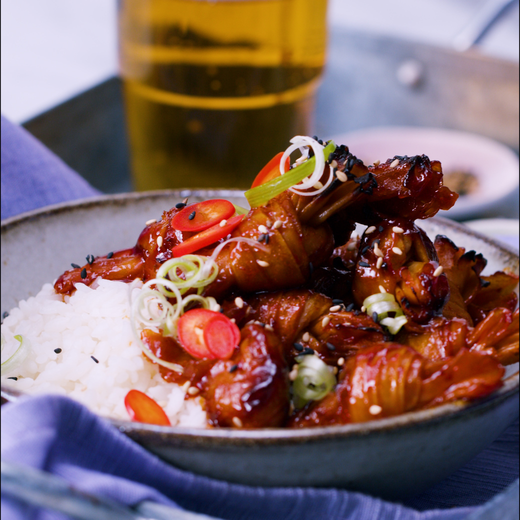 Korean-style Tofu Knots Recipe | Ocado