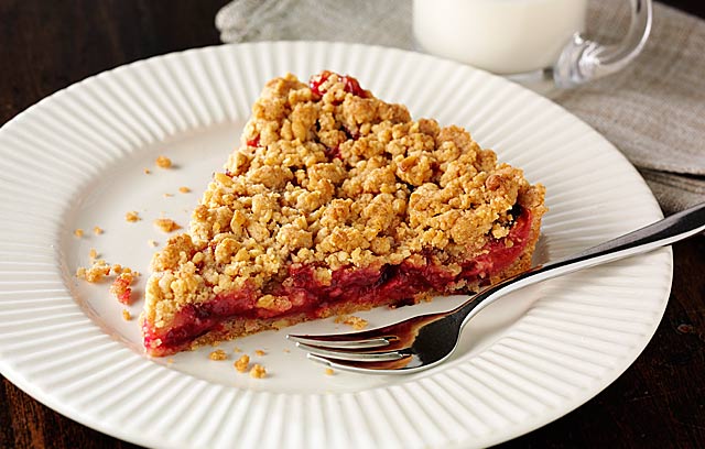 Plum-hazelnut Crumble Tart Recipe | Ocado
