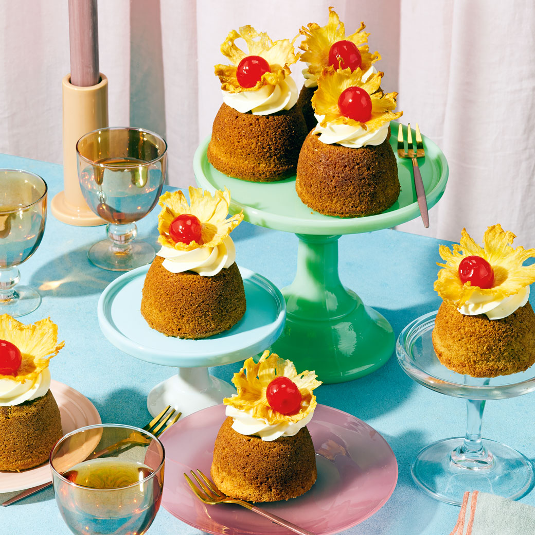 Pineapple Rum Baba Cakes Recipe | Ocado