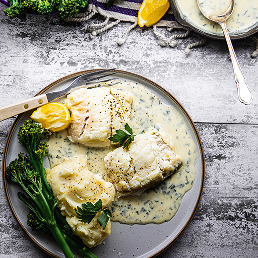 Poached Fish In Parsley Sauce Recipe | Ocado