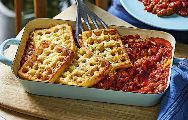 Cowboy Bean and Potato Waffle Pie Recipe | Ocado