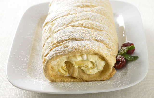 Lemon Meringue Roulade Recipe | Ocado