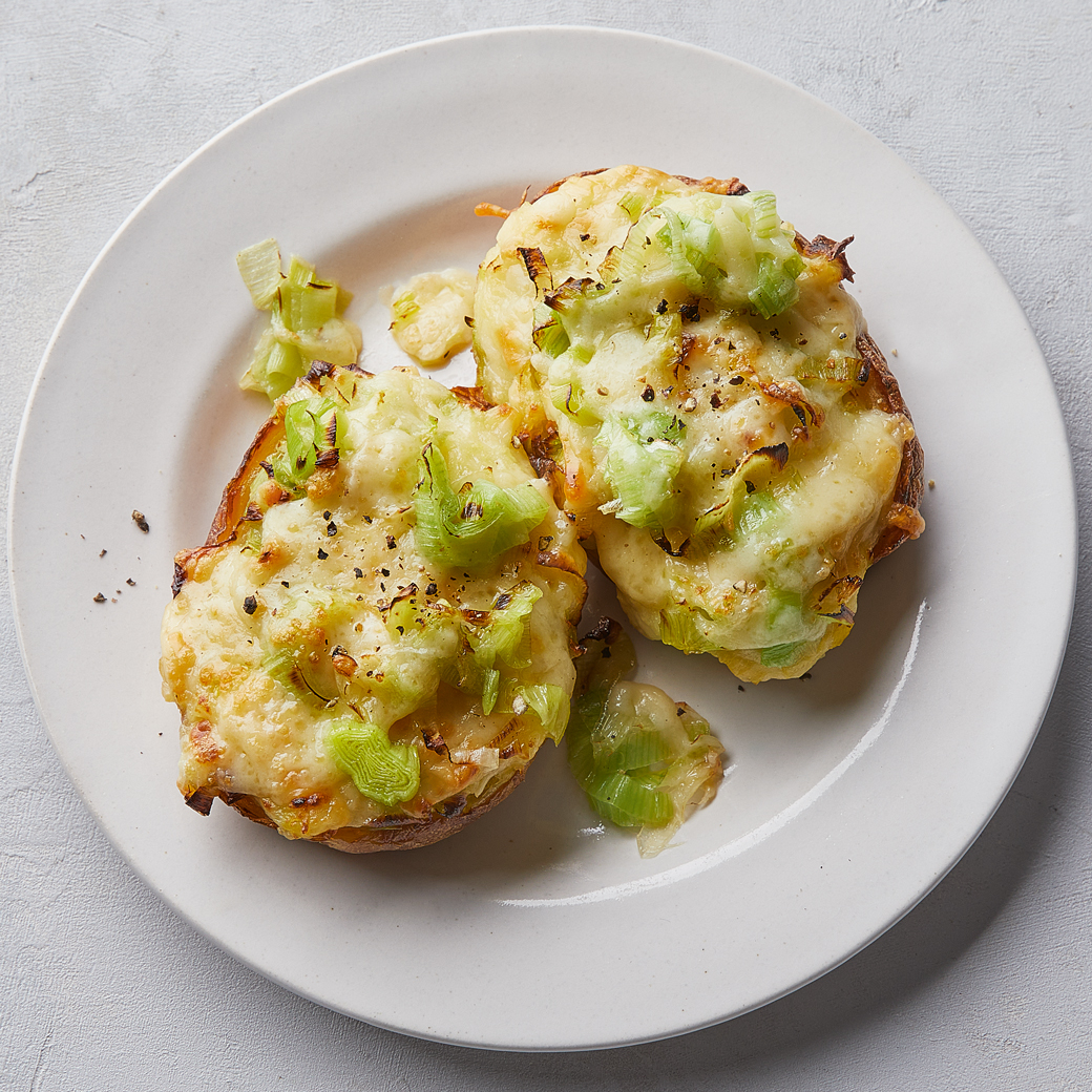 Cheesy Leek Jackets Recipe | Ocado