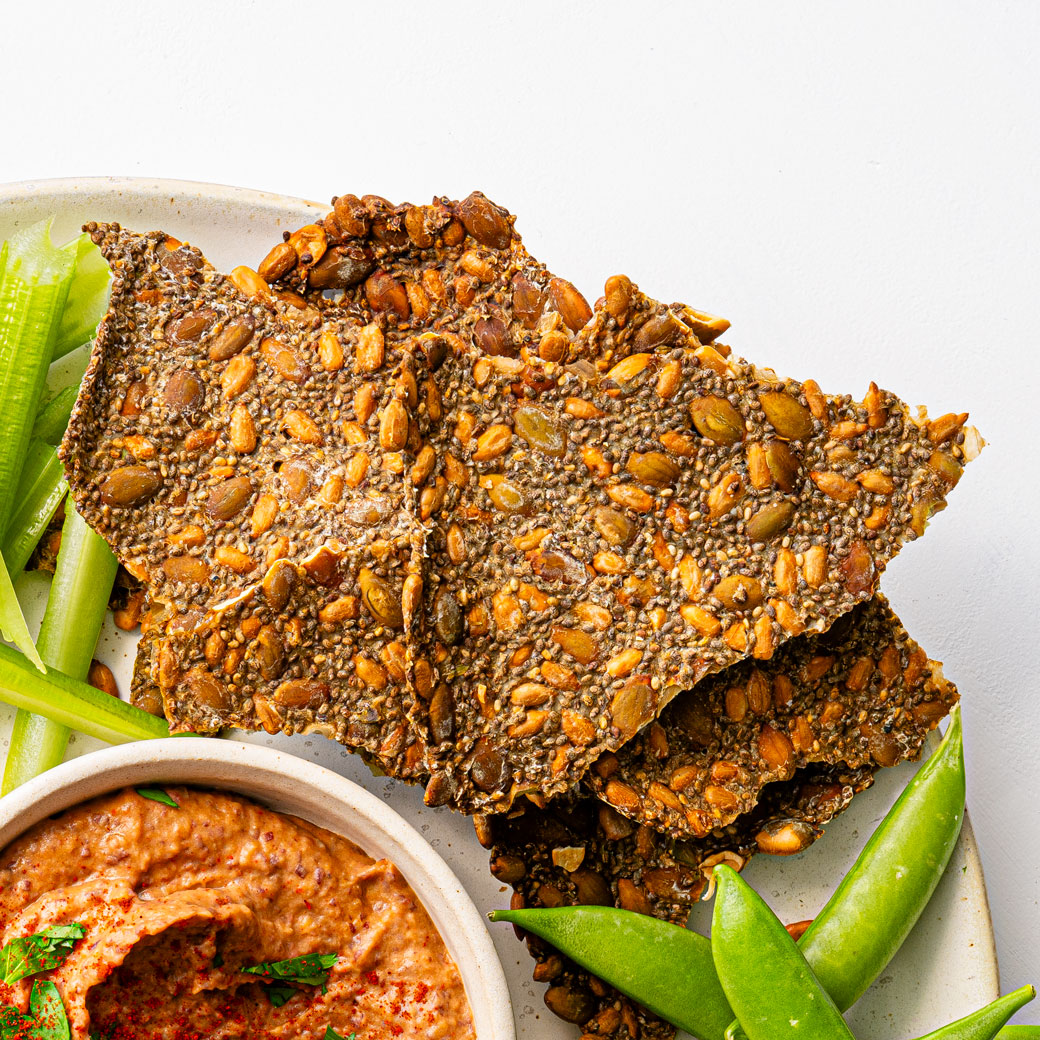 Giant Seeded Crackers Recipe | Ocado