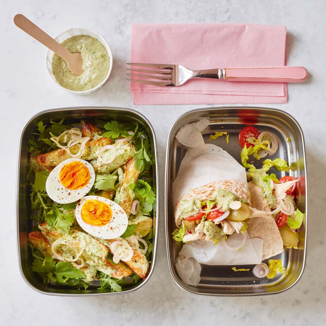 Herby Potato and Rocket Salad Topped with a Boiled Egg Recipe | Ocado