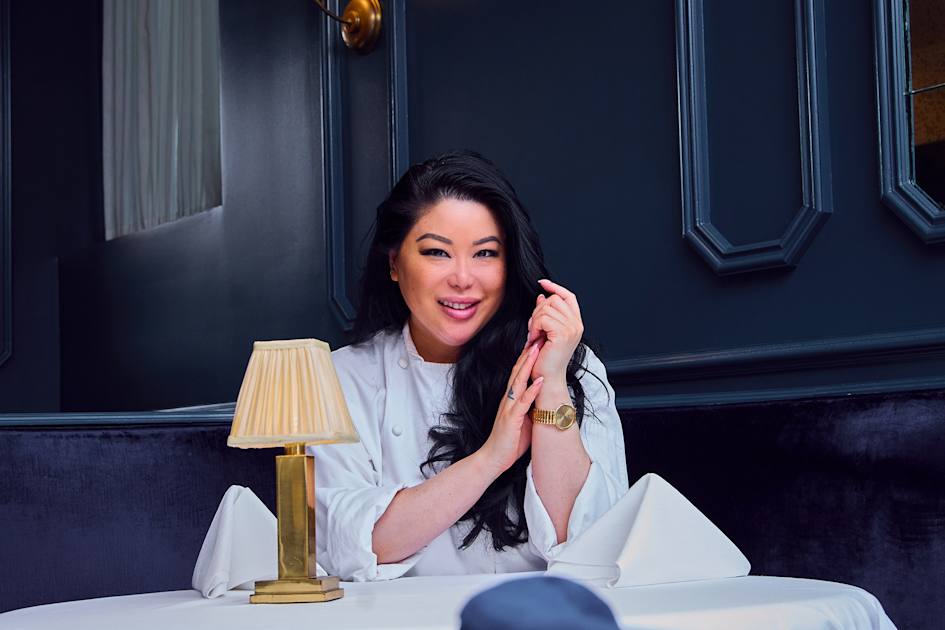 Le Burger at Restaurant Le B. with Chef Angie Mar