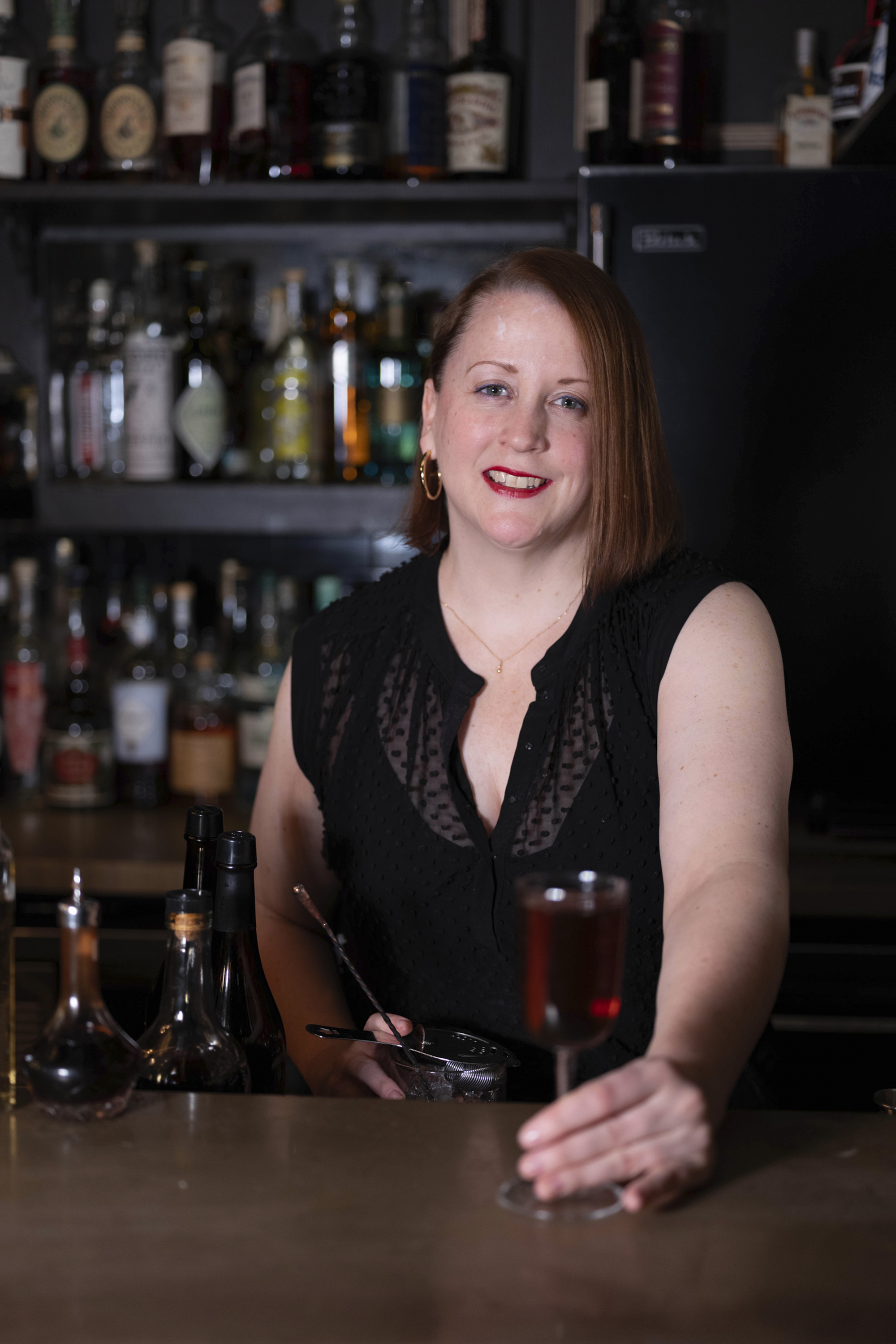 Women In Cocktail Bar