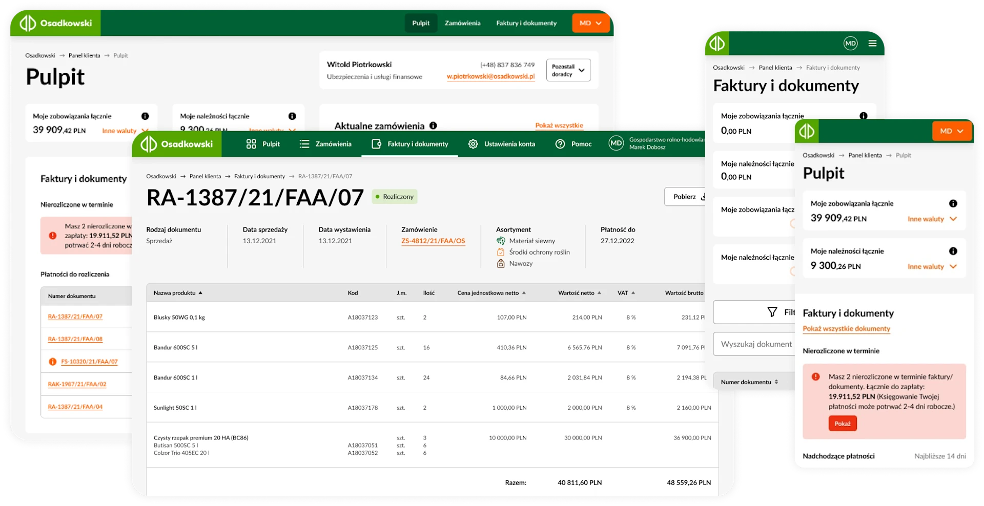 Osadkowski digitalization - B2B Commerce | Hycom