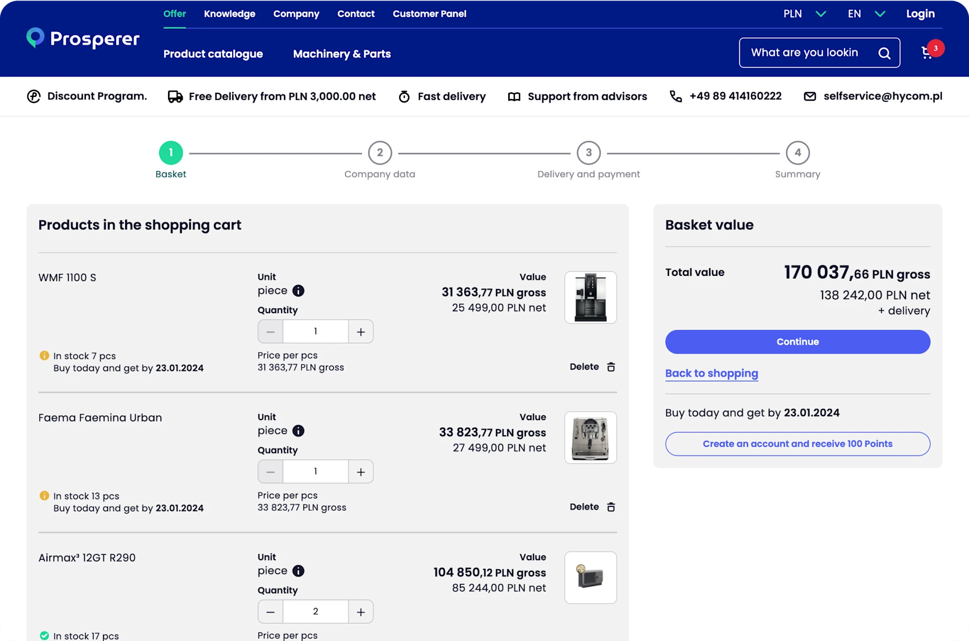 SAP Commerce Cloud and Prosperer | Hycom