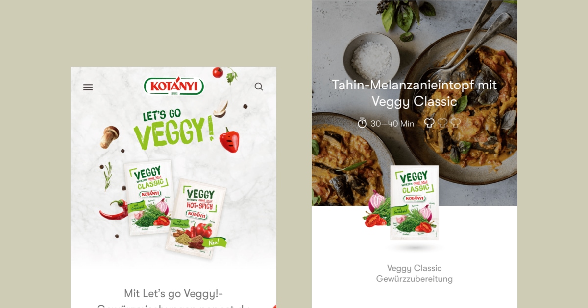 Case study: Corporate Website for Kotányi