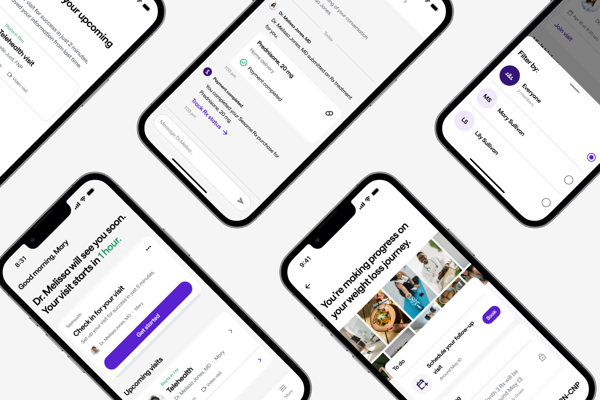 Sesame Launches Telehealth App for iOS and Android
