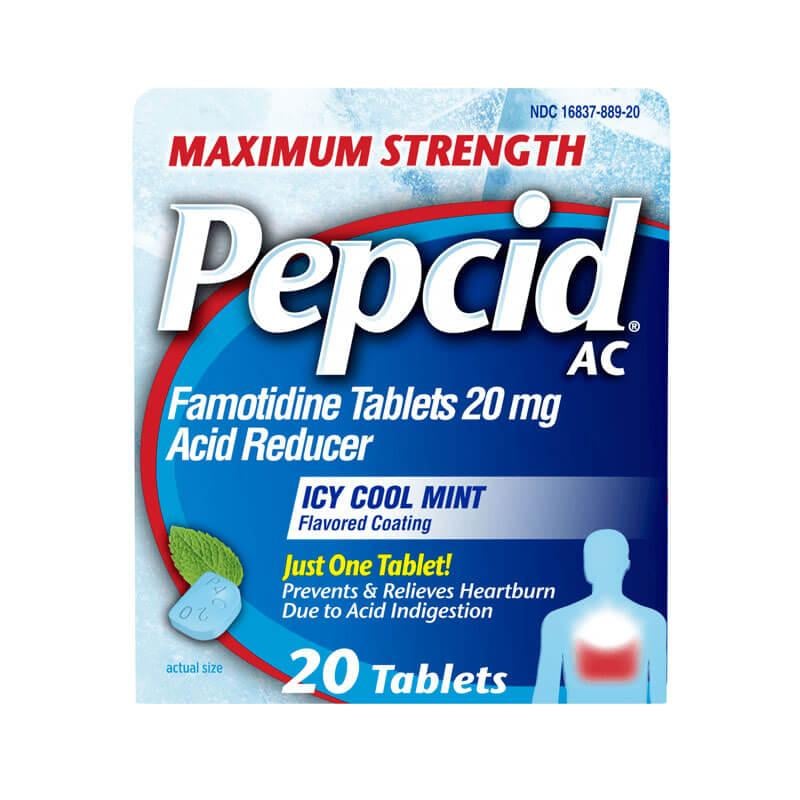 PEPCID AC® Maximum Strength Heartburn Relief, Icy Cool Mint | PEPCID®