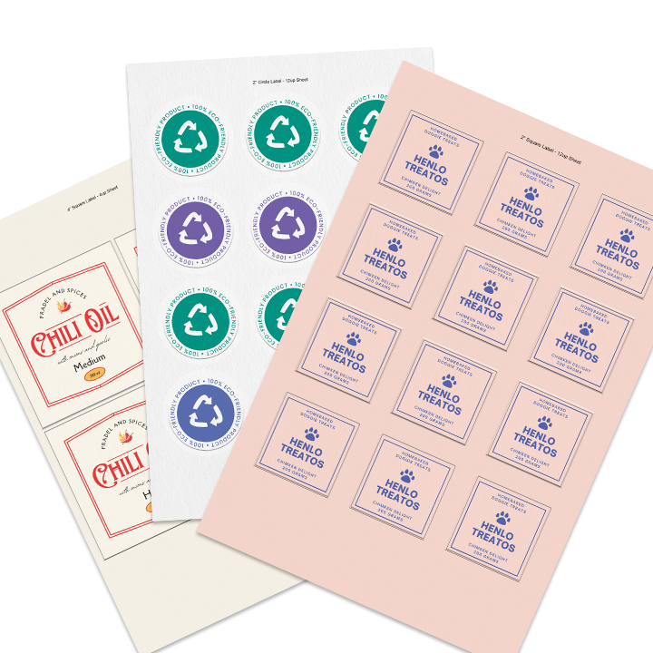 Sheet Labels Blank Template – Staples Printing