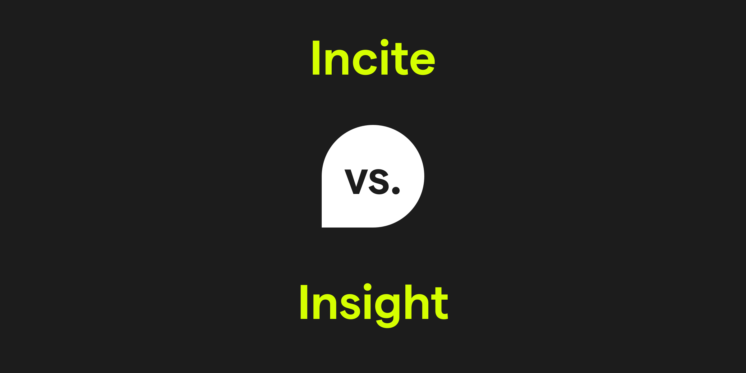 What Is The Difference Between Incite And Insight Proprofs Discuss