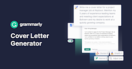 AI Cover Letter Generator Grammarly