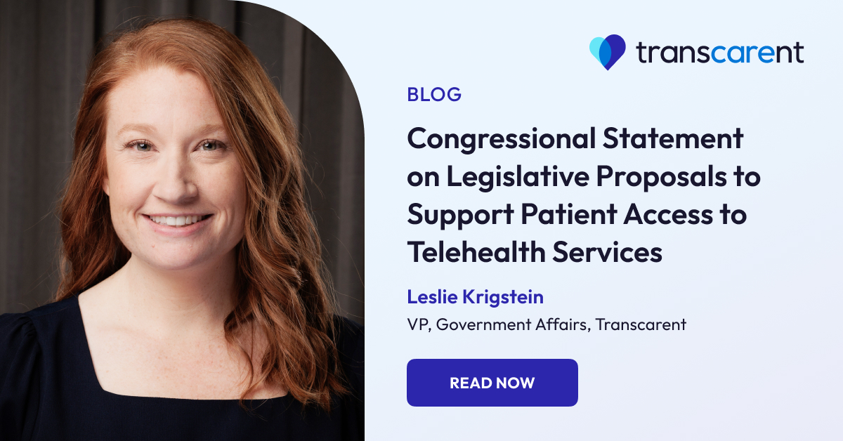 Congressional Statement on Legislative Proposals to Support Patient ...