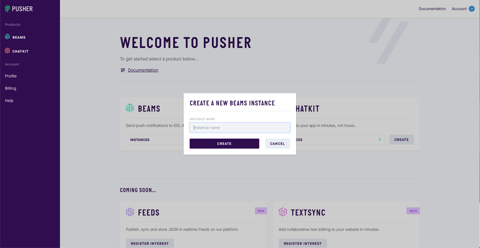 Getting Started With Pusher Beams
