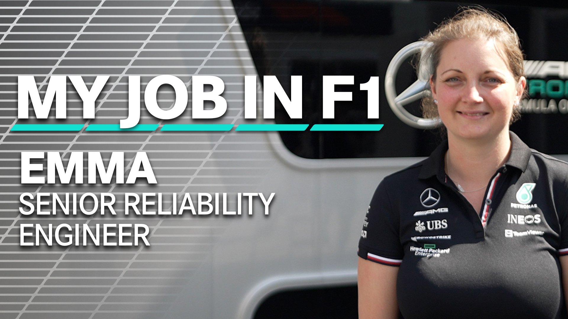 My Job in F1: Emma | Senior Reliability Engineer - Mercedes-AMG ...