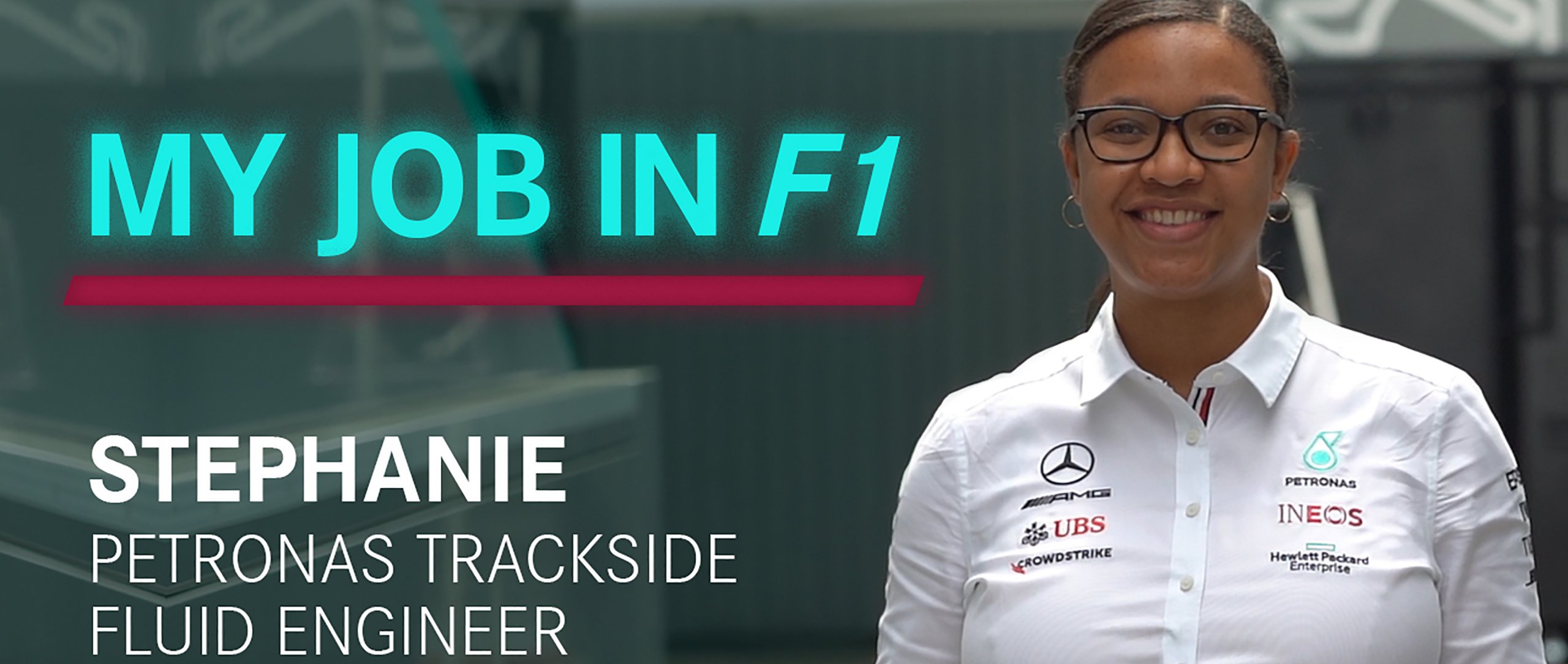 My Job in F1: Stephanie - Mercedes-AMG PETRONAS F1 Team
