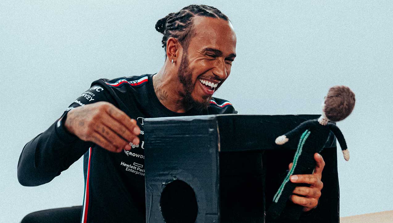What's in the Box Challenge With Lewis, George and Mick - Mercedes-AMG ...