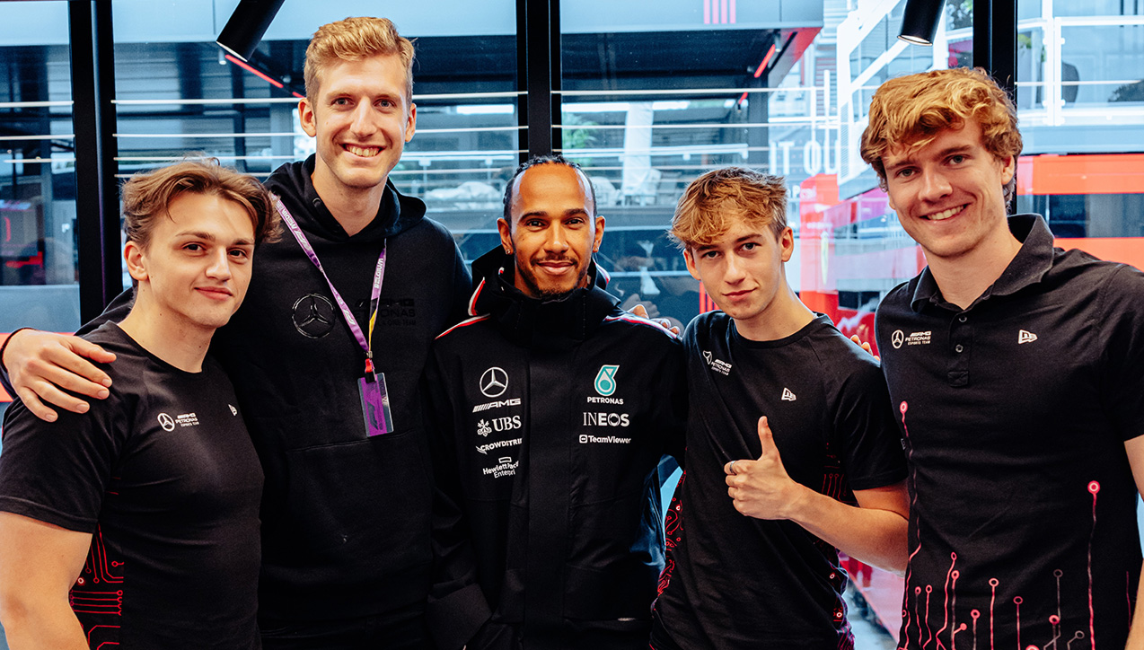 F1 Esports Team's Trip to the Belgian Grand Prix - Mercedes-AMG ...