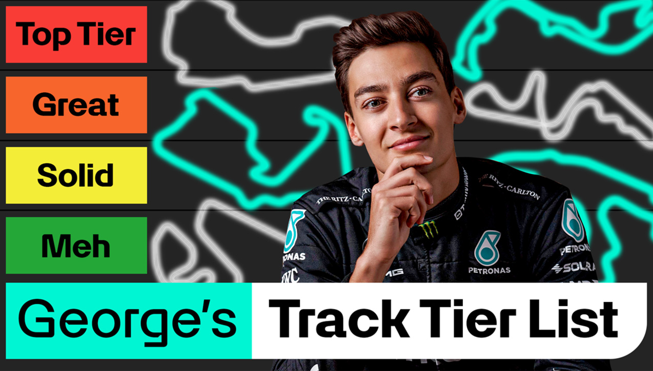 George Ranks the 2023 F1 Tracks - Mercedes-AMG PETRONAS F1 Team