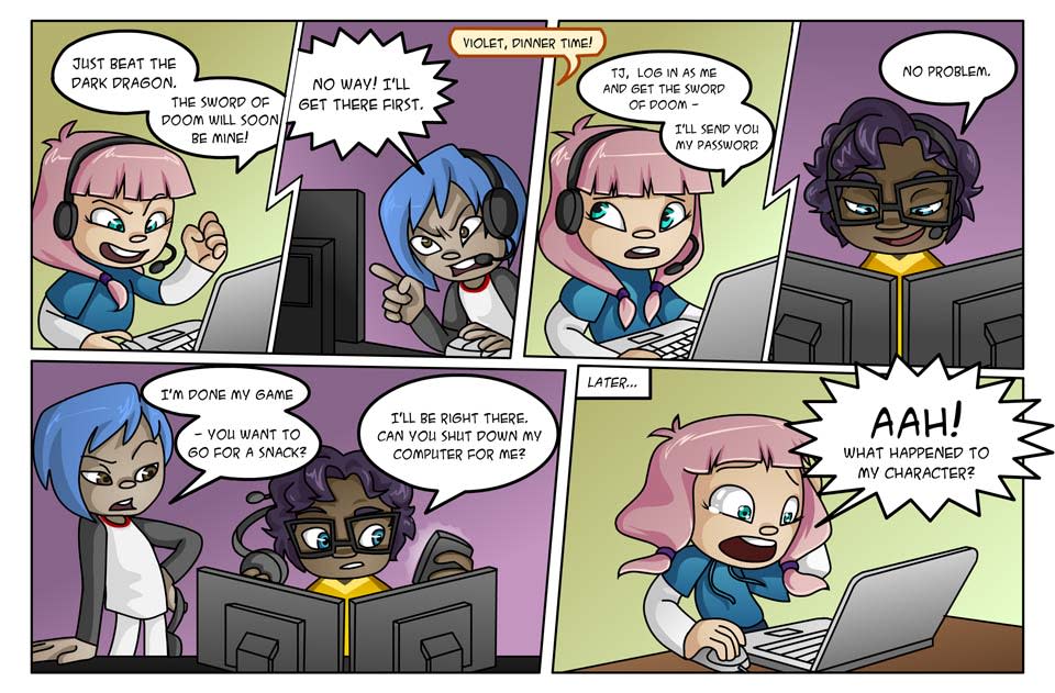 Comic: Getting into character