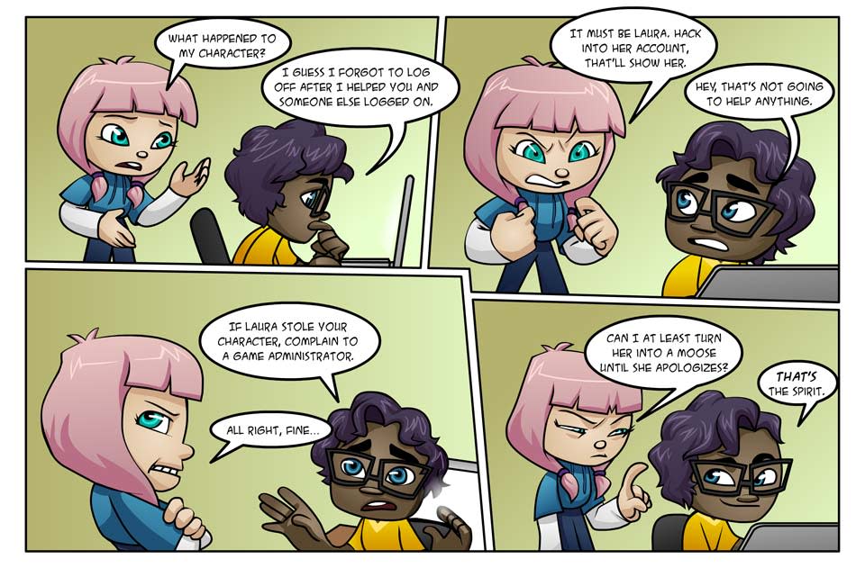 Comic: Getting into character