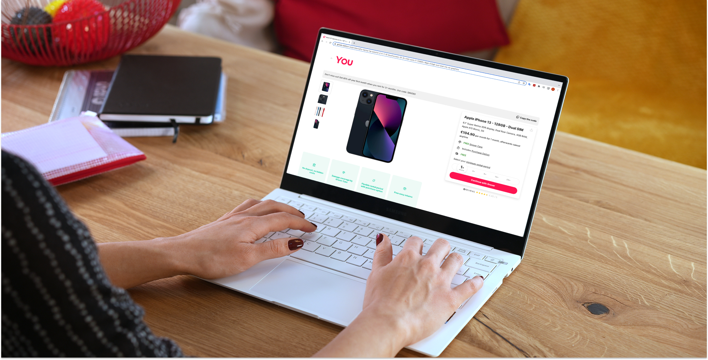Grover | Tech rentals for your customers