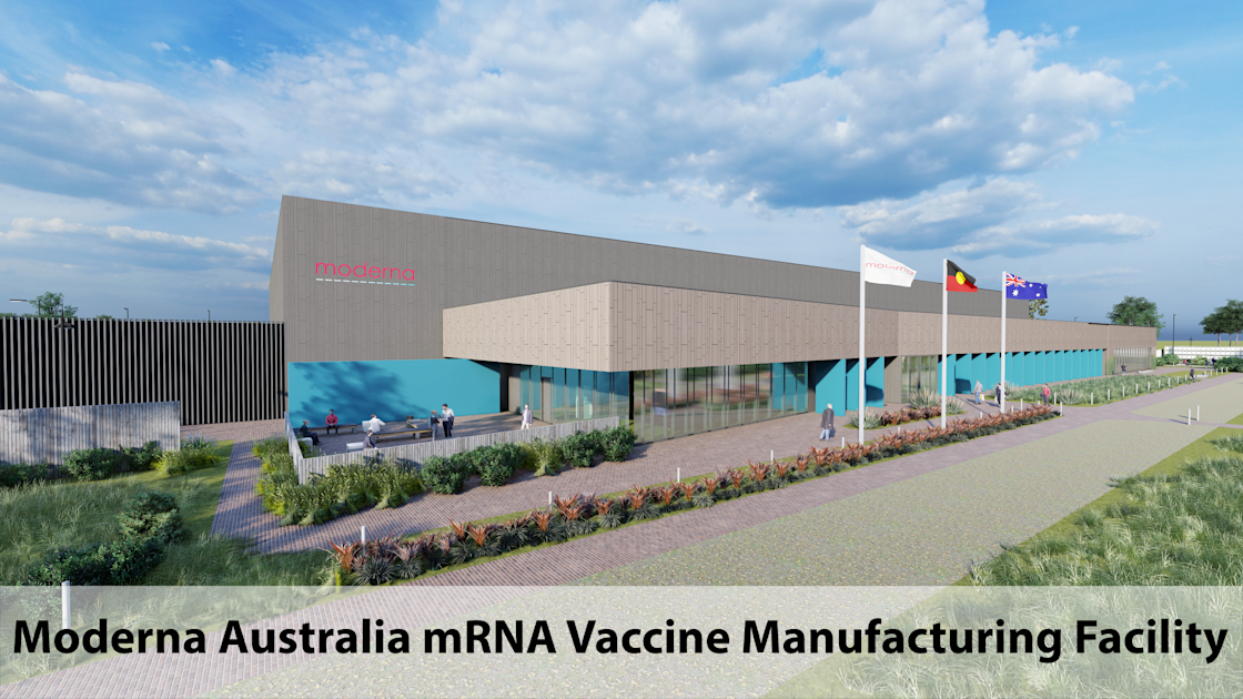 Moderna’s mRNA vaccine manufacturing facility