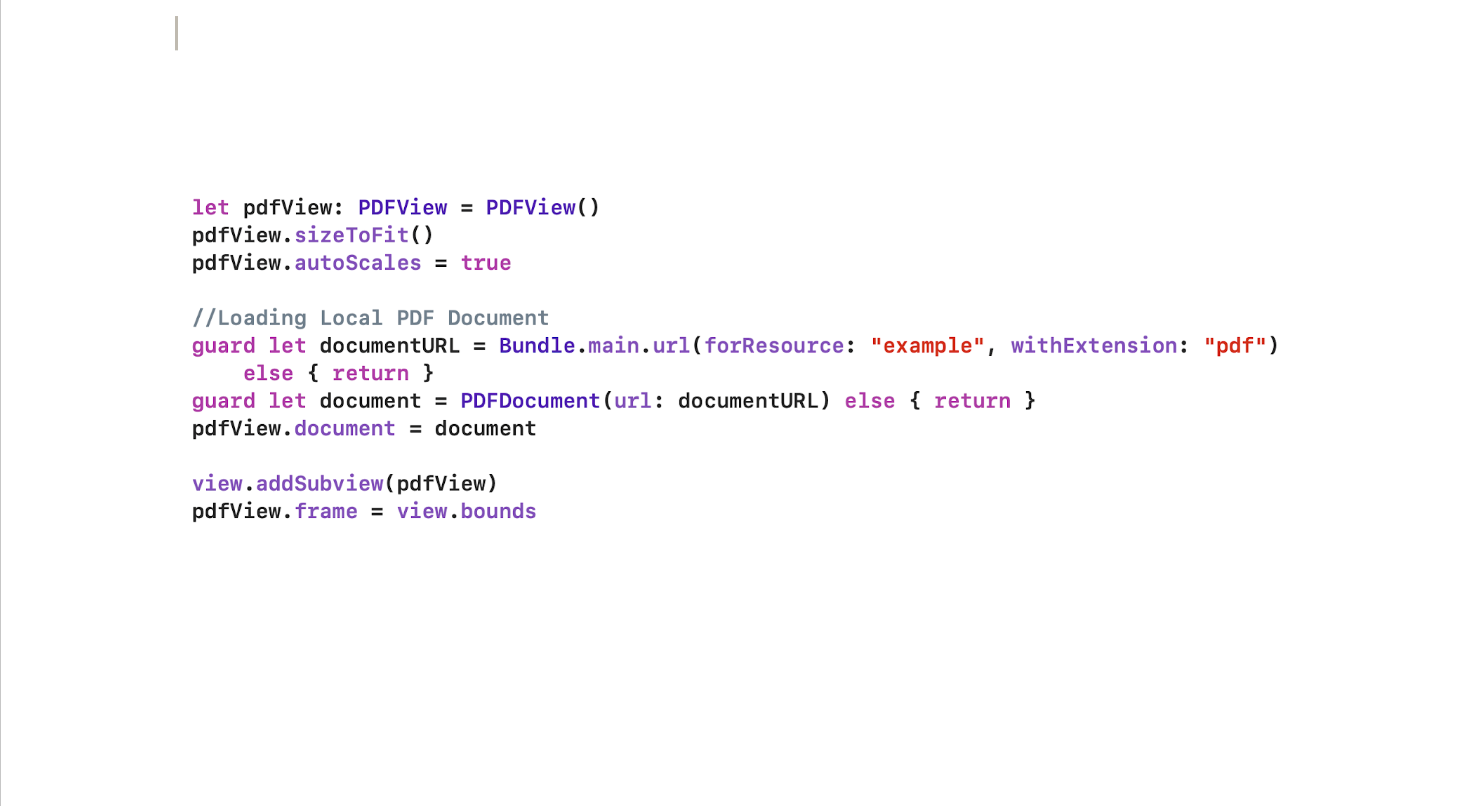Managing PDFs in iOS using PDFKit