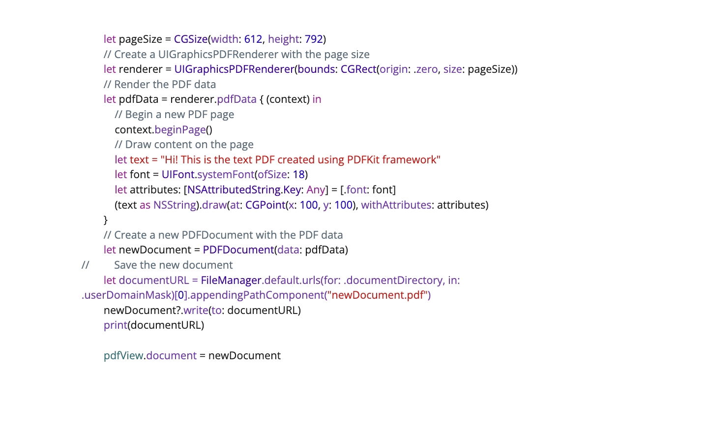 Managing PDFs in iOS using PDFKit