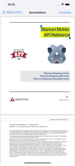 Managing PDFs in iOS using PDFKit