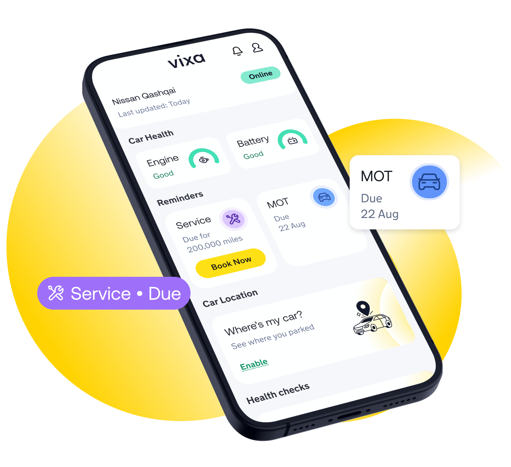 Vixa from The AA | Wellness for cars | Car checks made easy