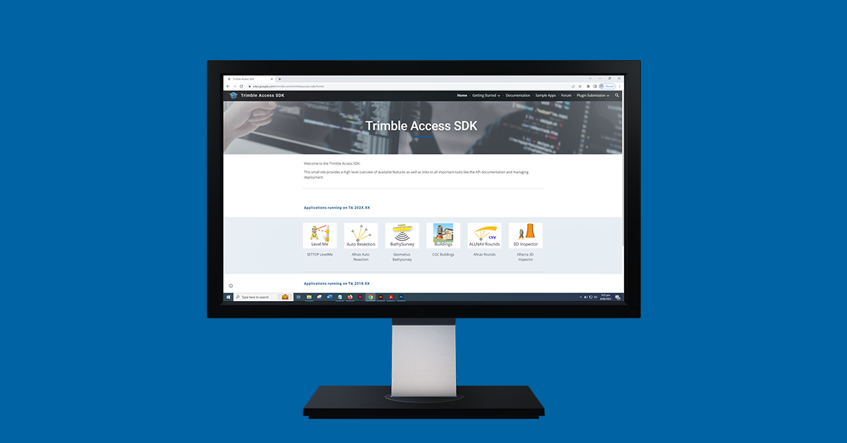 Trimble Access SDK | Field Software | Trimble Geospatial