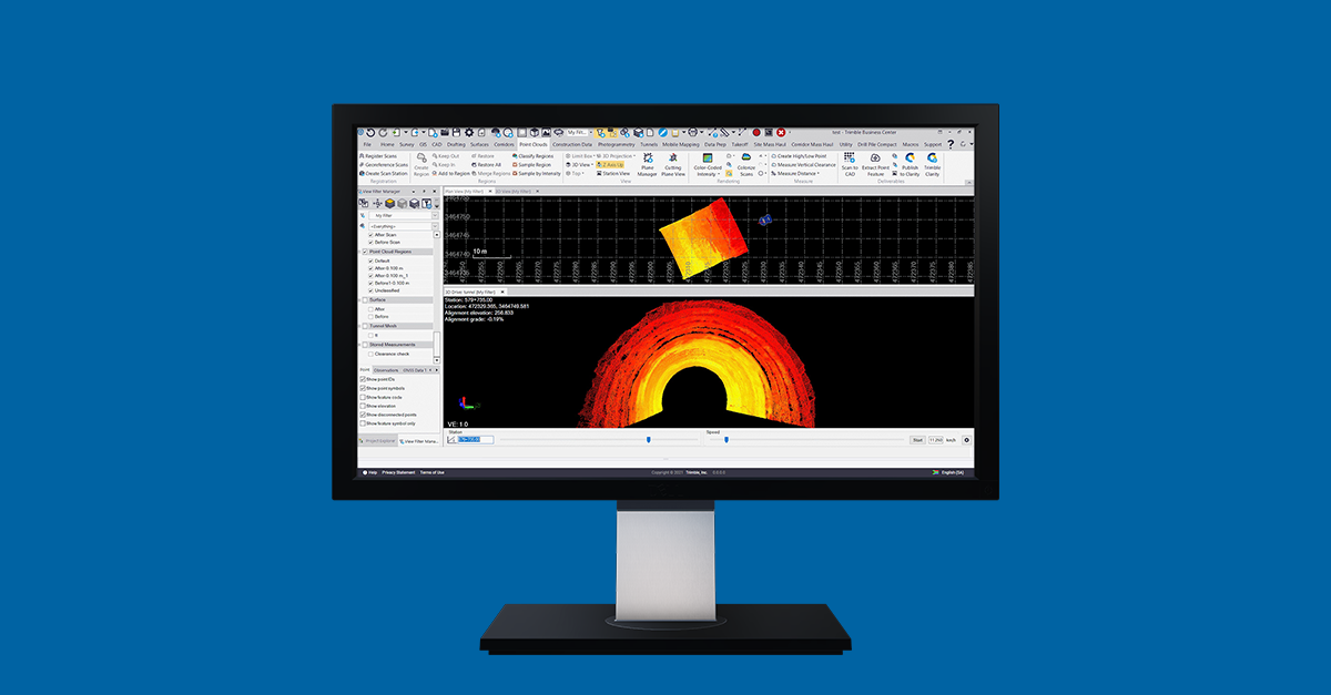 Trimble Business Center Tunneling | Software de oficina | Trimble ...