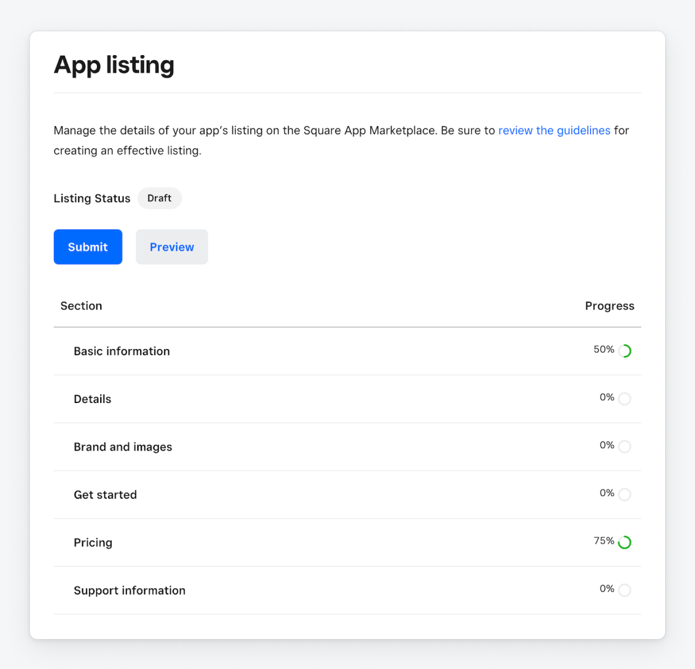 Create an App Marketplace Listing
