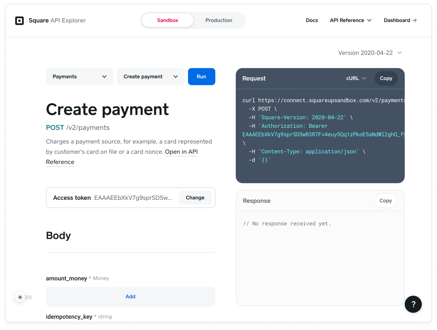 Square OAuth API: Walkthrough