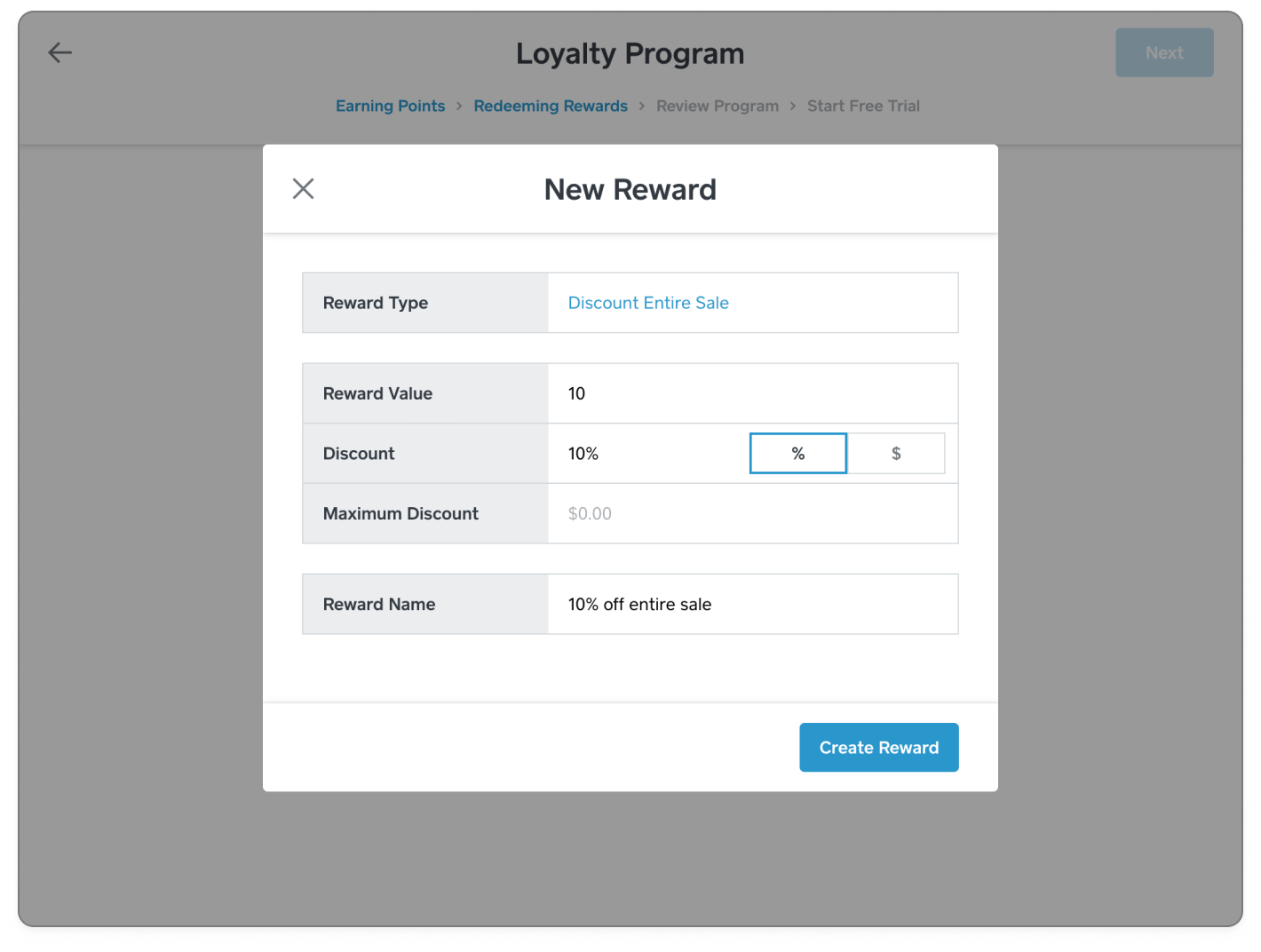 Step 1: Set up a Loyalty Program