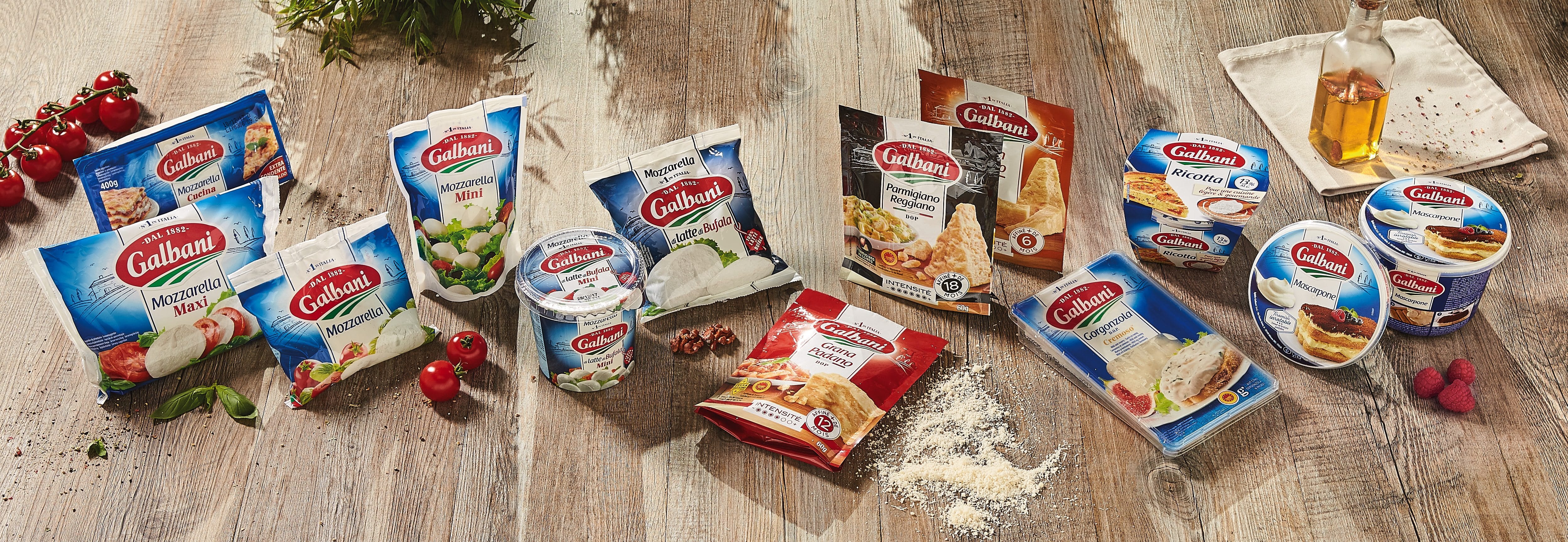 Les produits Galbani