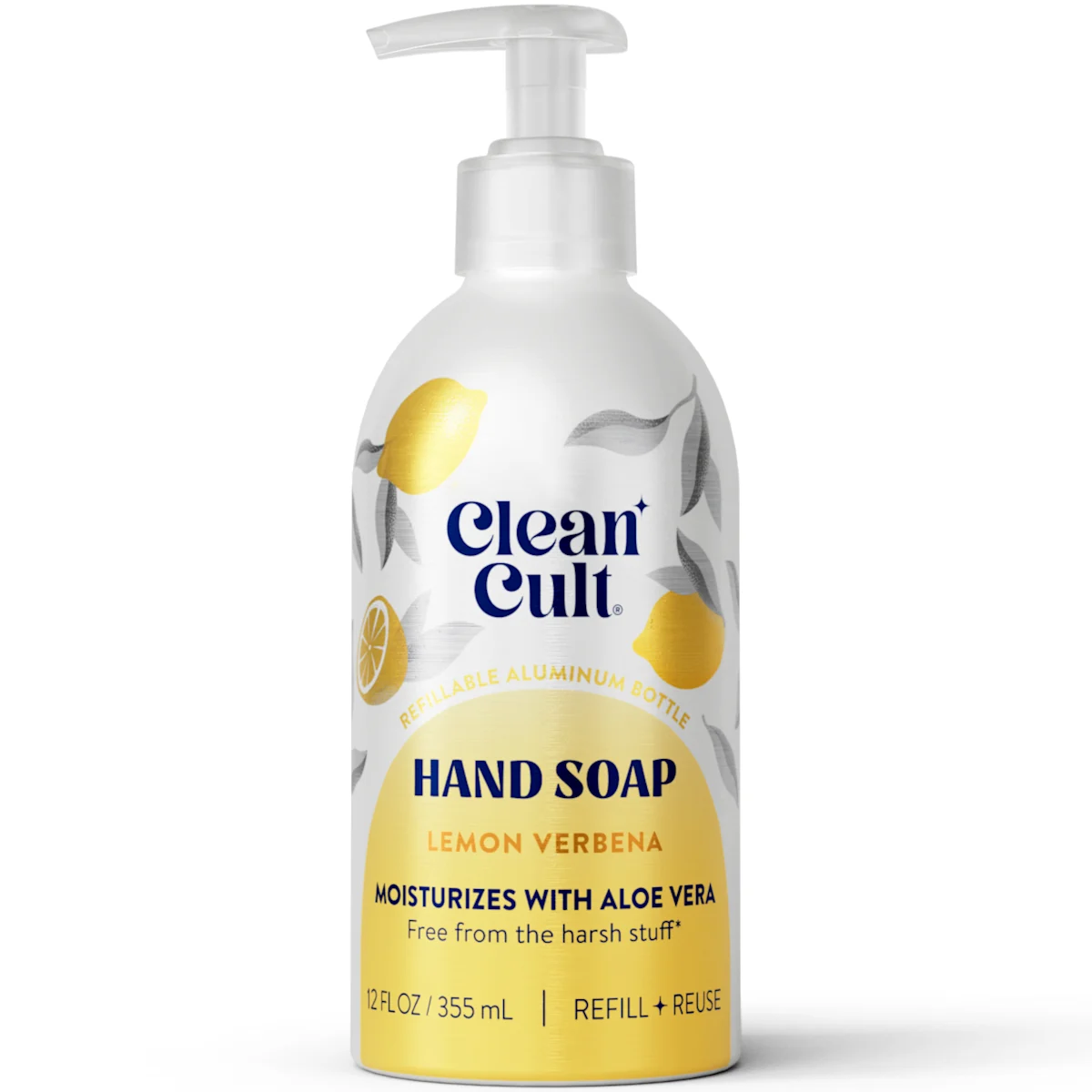 Liquid Hand Soap | Lemon Verbena | 12 Fl Oz | Cleancult