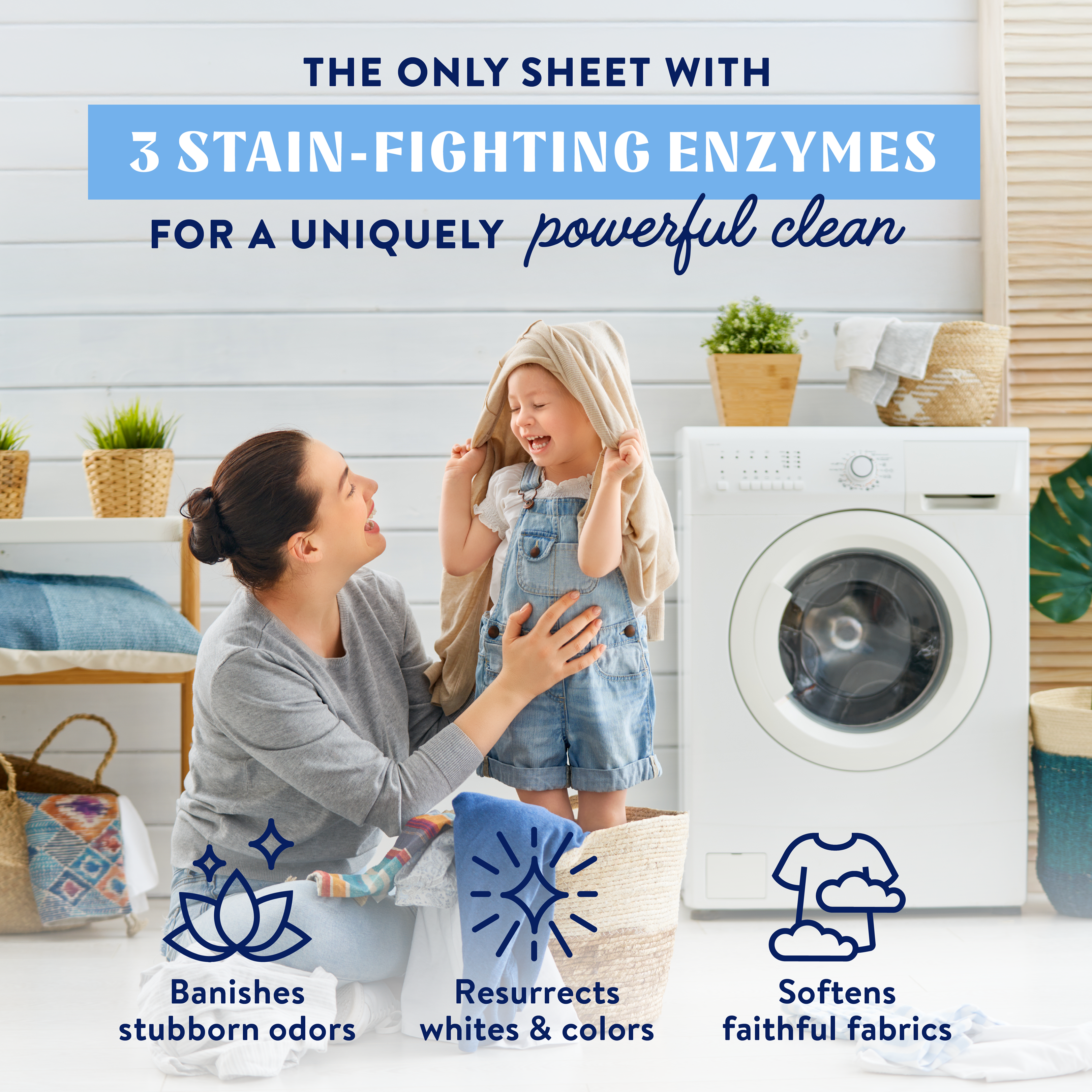 Laundry Detergent Sheets | Fresh Linen | 60 Sheets | Cleancult