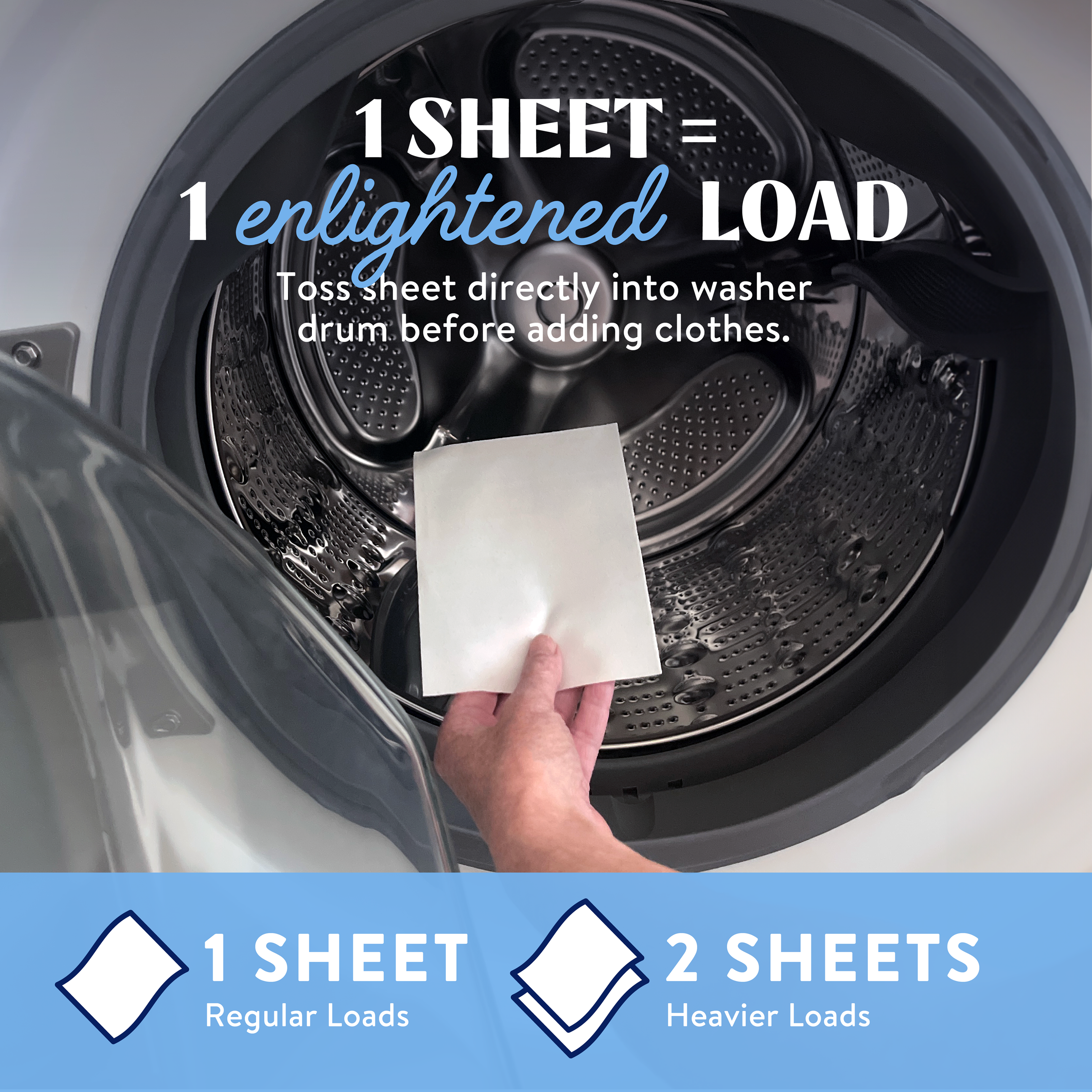 Laundry Detergent Sheets | Fresh Linen | 60 Sheets | Cleancult