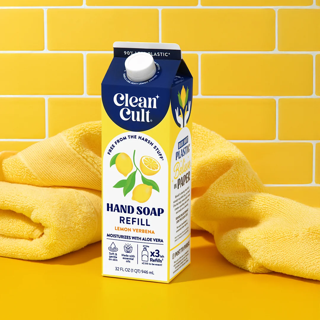 Liquid Hand Soap Refill | Lemon Verbena | 32 Fl Oz | Cleancult