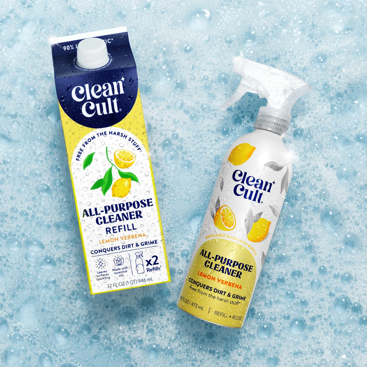 All Purpose Cleaner | Lemon Verbena | 16 Fl Oz | Cleancult