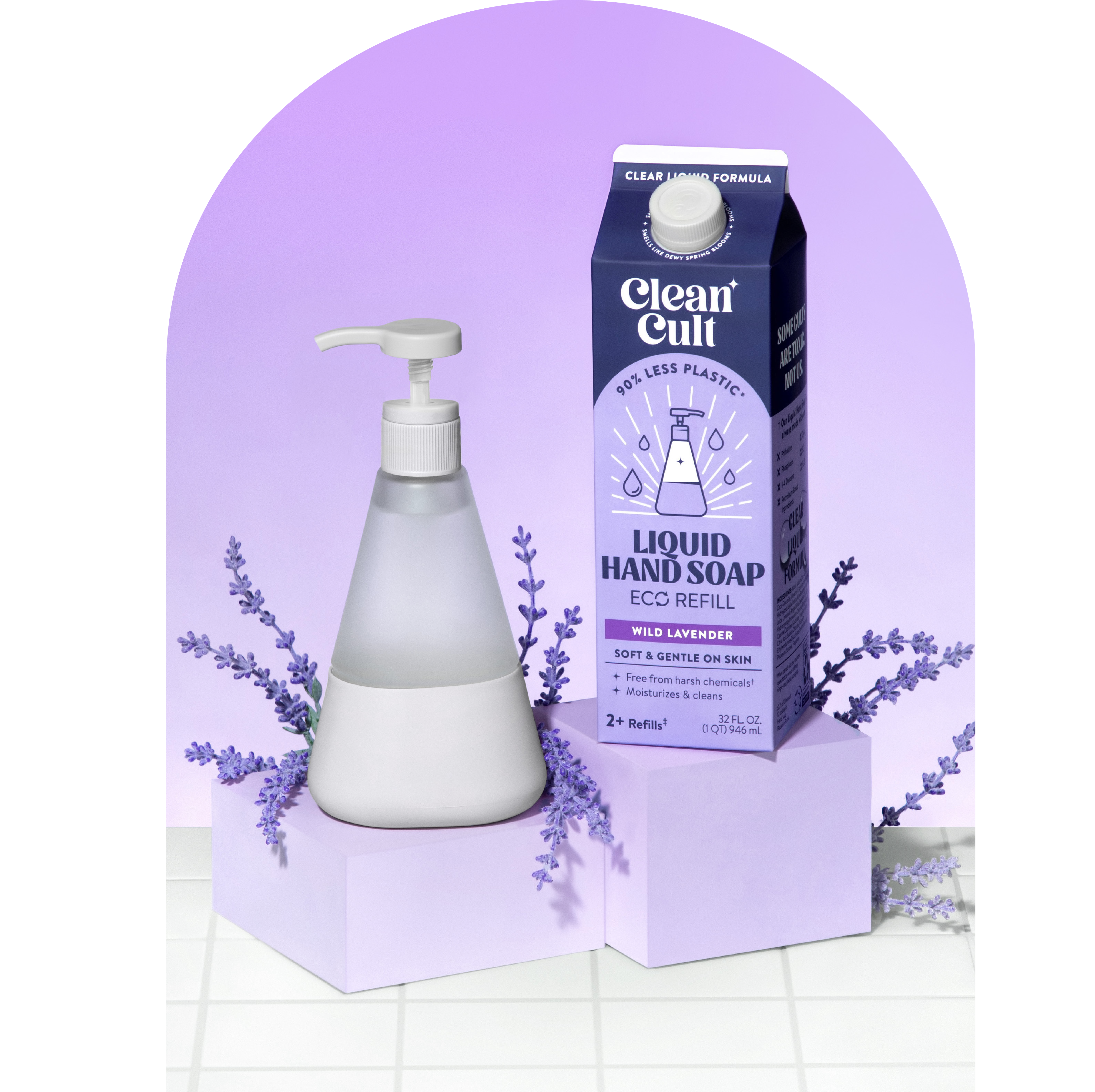 Liquid Hand Soap Refill Wild Lavender Cleancult