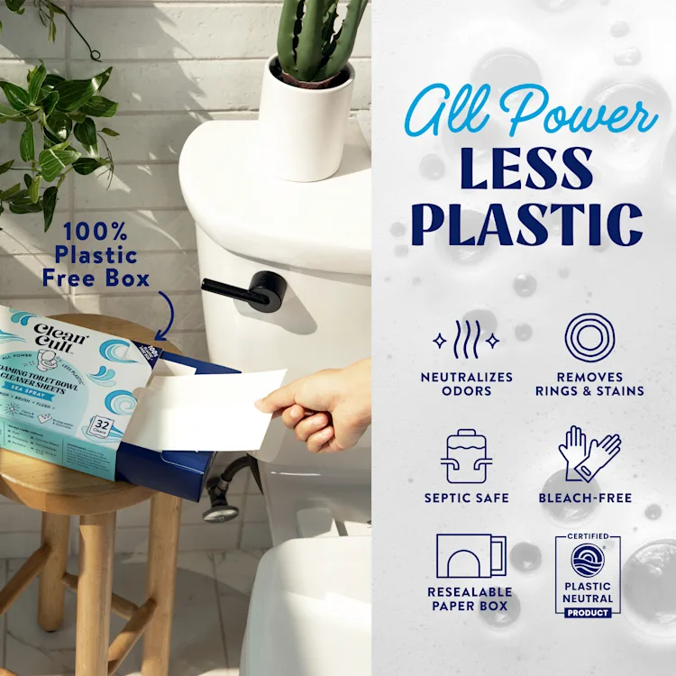 Toilet Bowl Sheets | Sea Spray | 32 Sheets | Cleancult