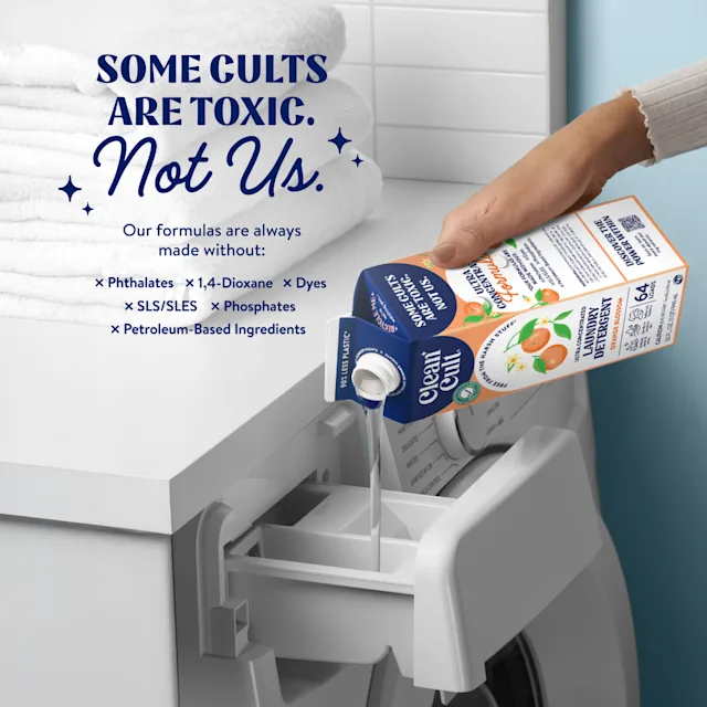 Concentrated Liquid Laundry | Orange Blossom | 32 Fl Oz | Cleancult